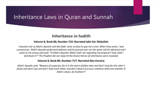Islamic Inheritance Law and Its Economic Implications along with ...