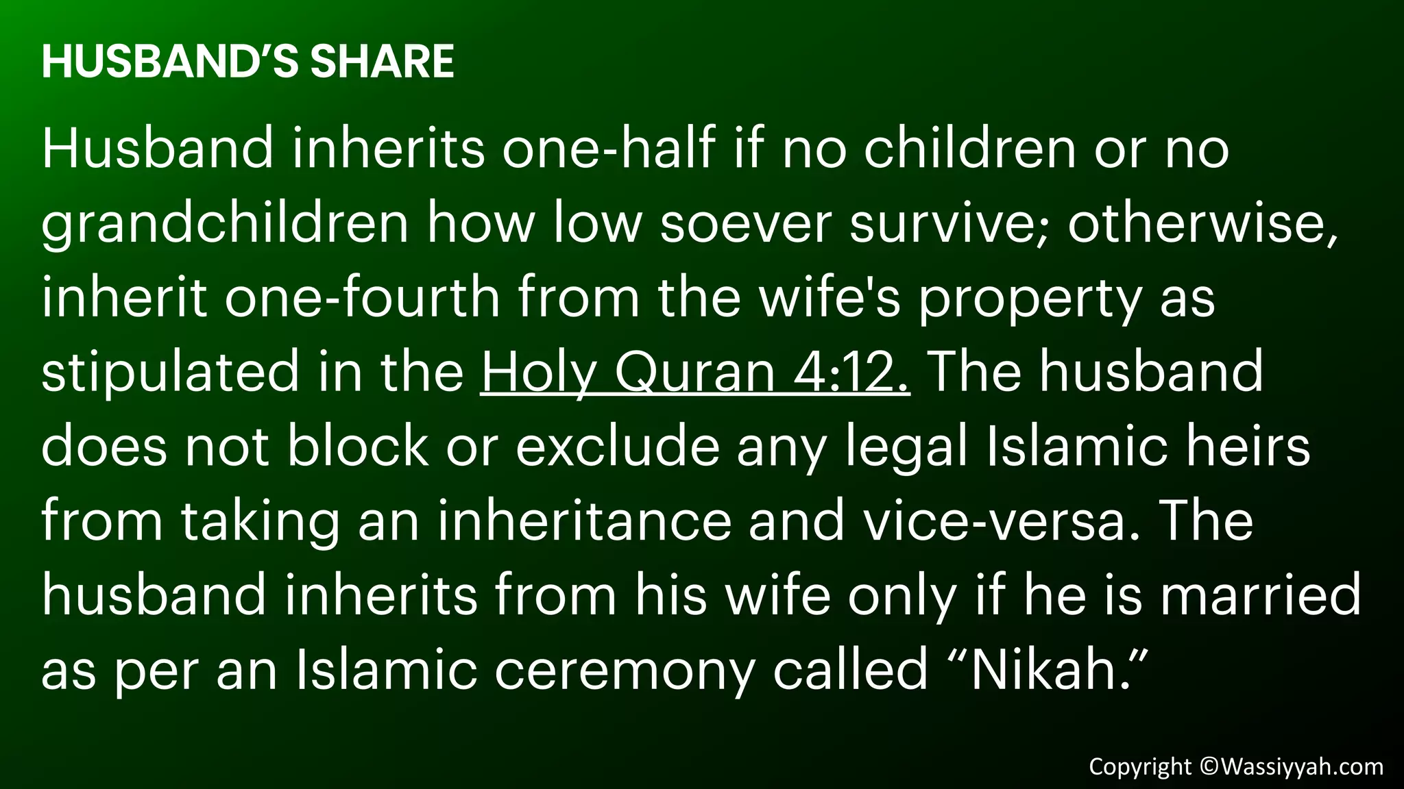 Islamic Inheritance Law overview | PDF