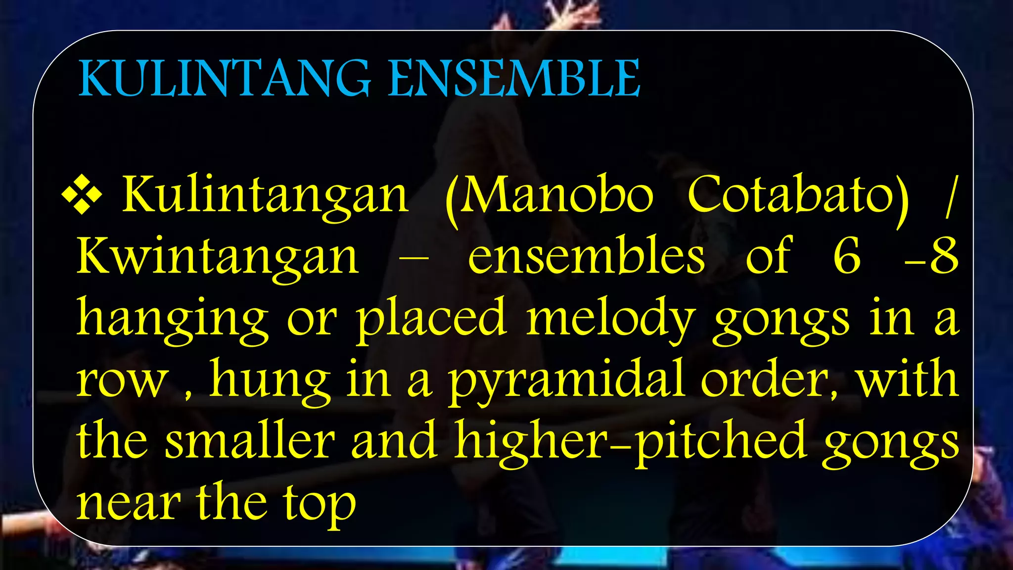 Music of Mindanao (Instrumental Music) | PPTX