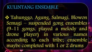 Music of Mindanao (Instrumental Music) | PPTX
