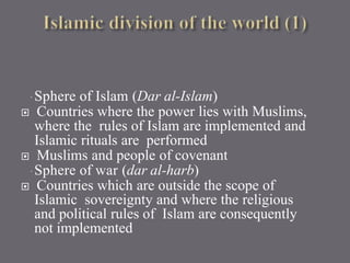 Islamic international law introduction | PPT