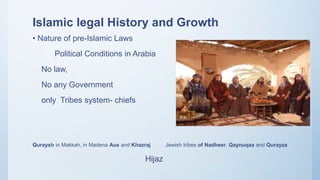 Islamic juris lect 1 History and growth | PPTX
