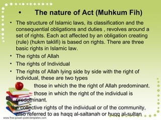 Islamic juris lect 5 | PPT