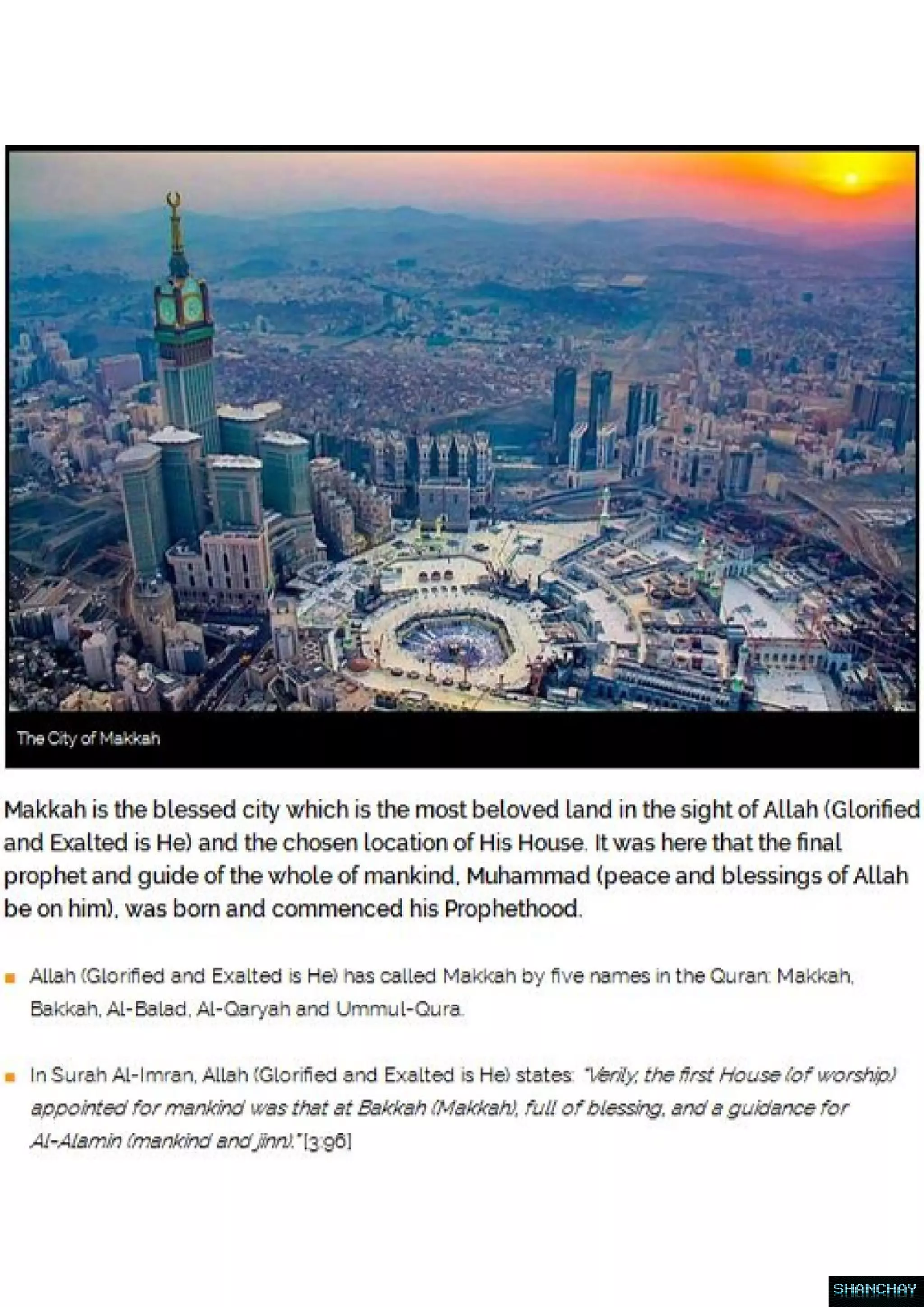 The Three Most Holy Mosques of Islam | PDF