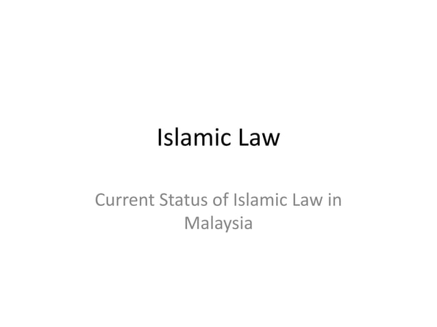 Islamic law | PPT