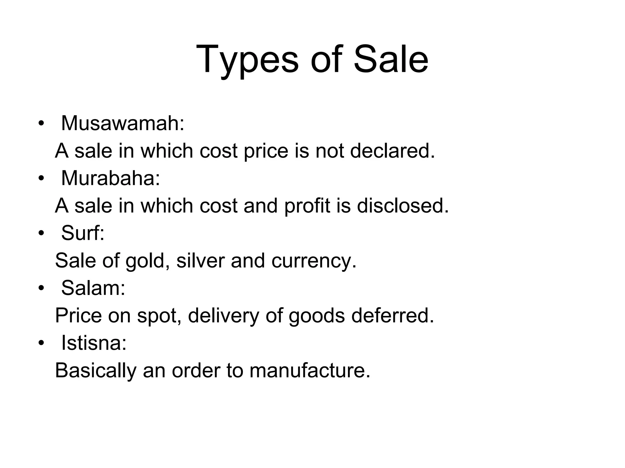 Islamic law of contract | PPT