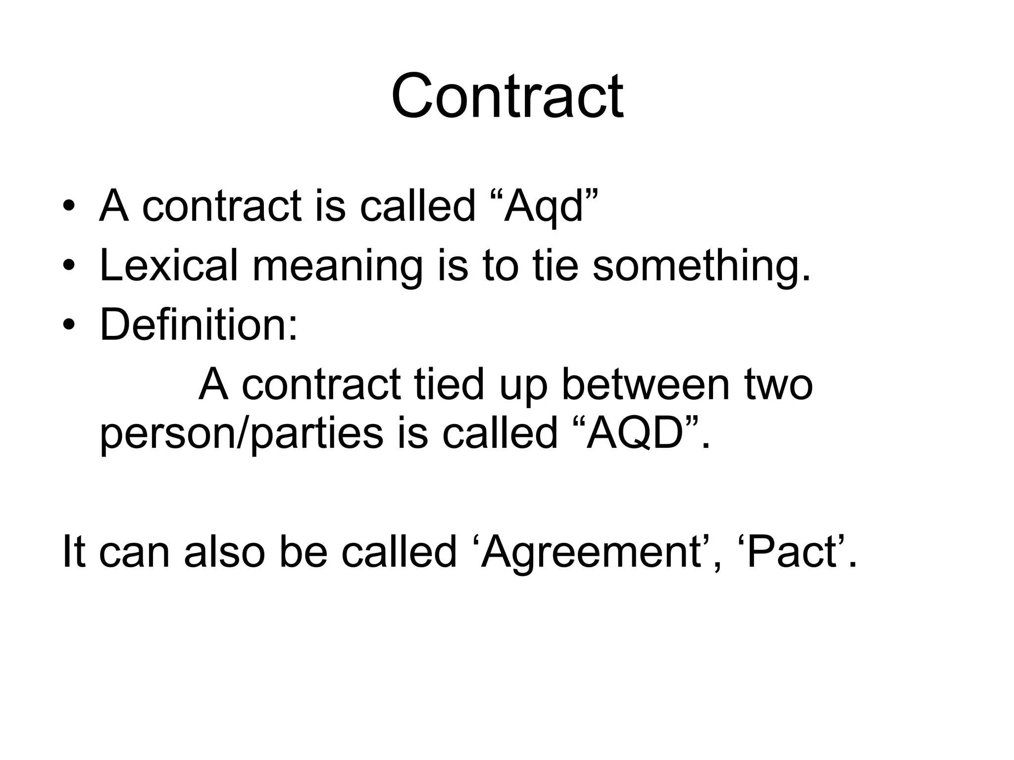 Islamic law of contract | PPT