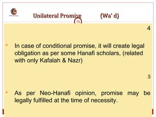 Islamic law of contract session 2 | PPT