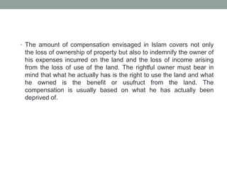 Islamic law of ownership intro | PPTX