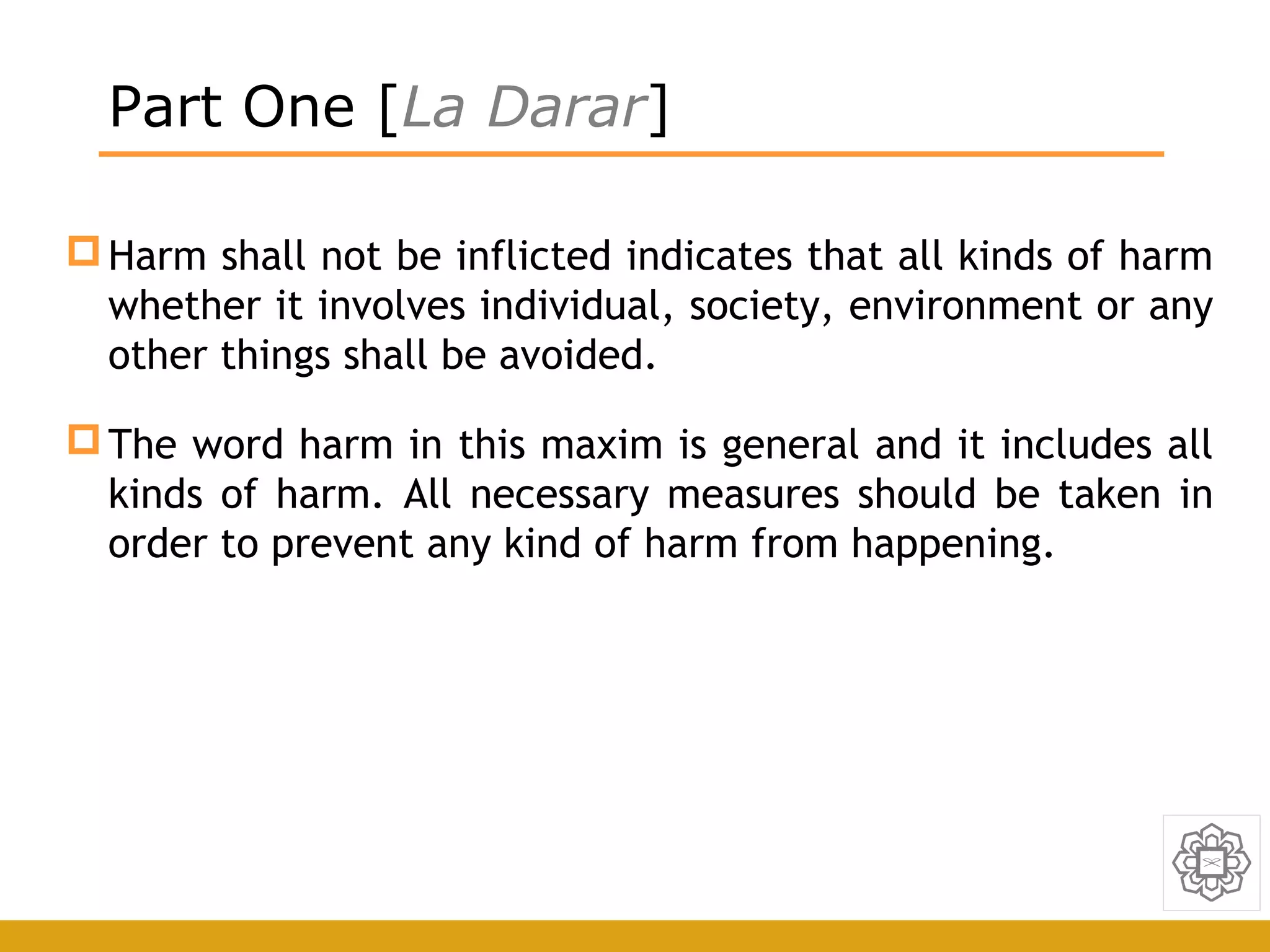 Islamic legal maxims- Qawaid Fiqhiyyah | PPT