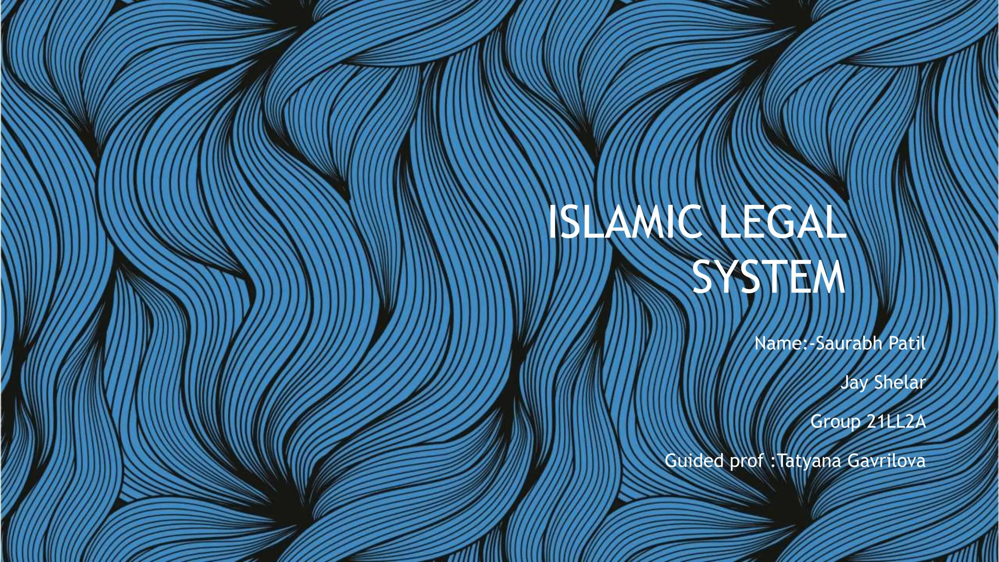 ISLAMIC LEGAL SYSTEM.pptx | Islam | Religion & Spirituality