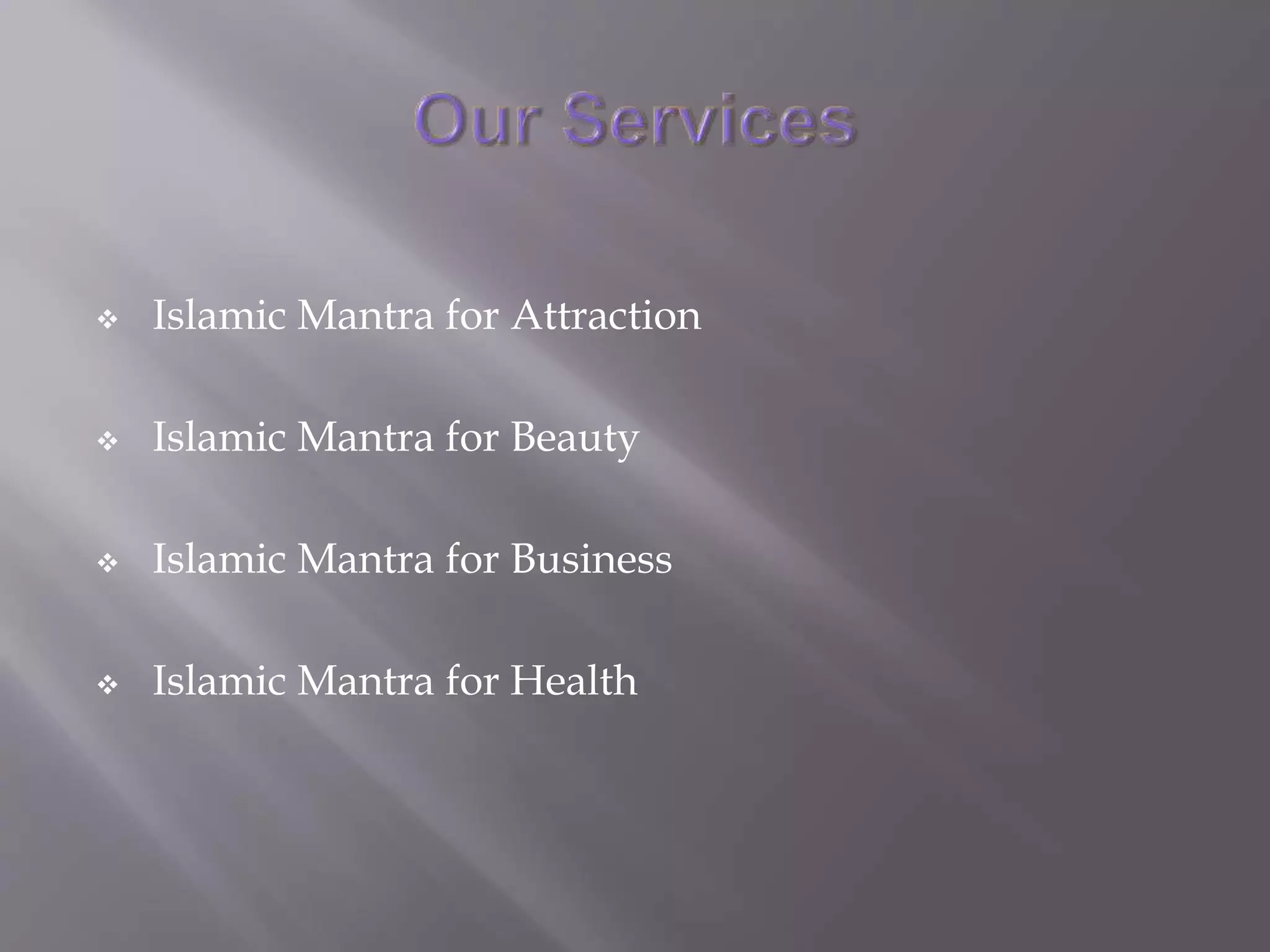 Islamic mantra for success | PPT