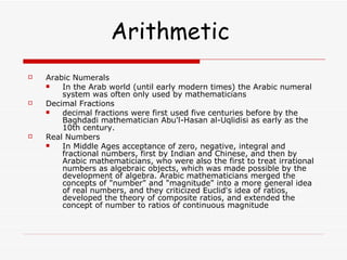 Islamic Mathematics | PPT