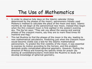 Islamic Mathematics | PPT