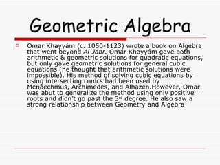 Islamic Mathematics | PPT