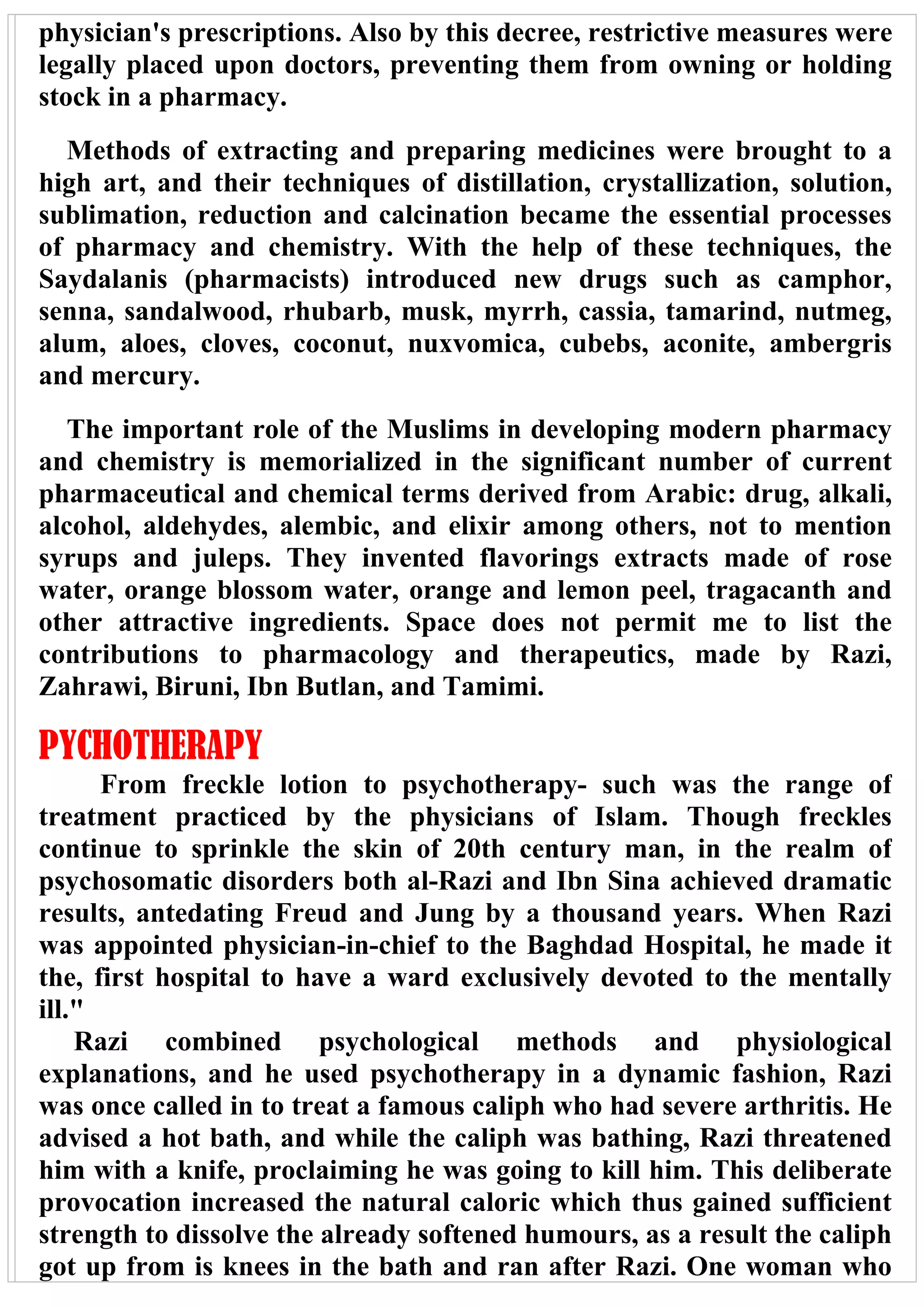 Islamic medicine 1000 years ahead of its times [from www.metacafe.com ...