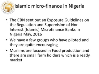 Alhuda CIBE 6th GIMF-Islamic micro finance in nigeria | PPT