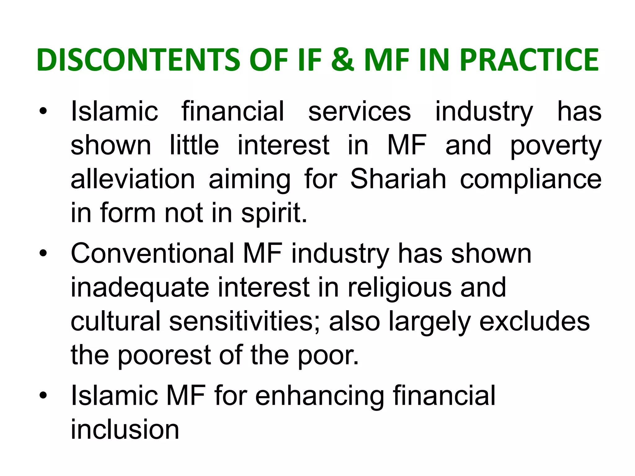 Islamic microfinance dr shahid raza | PPT