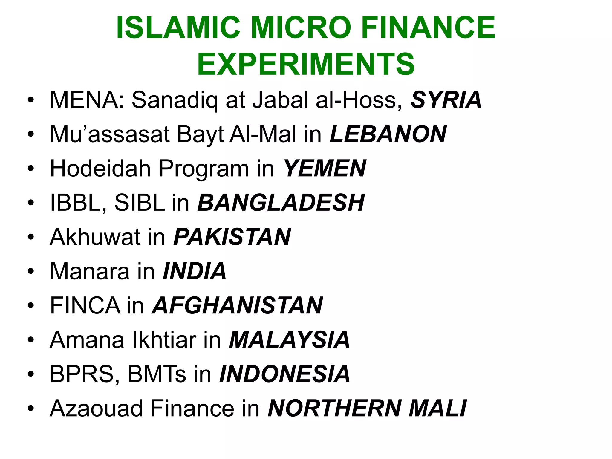 Islamic microfinance dr shahid raza | PPT