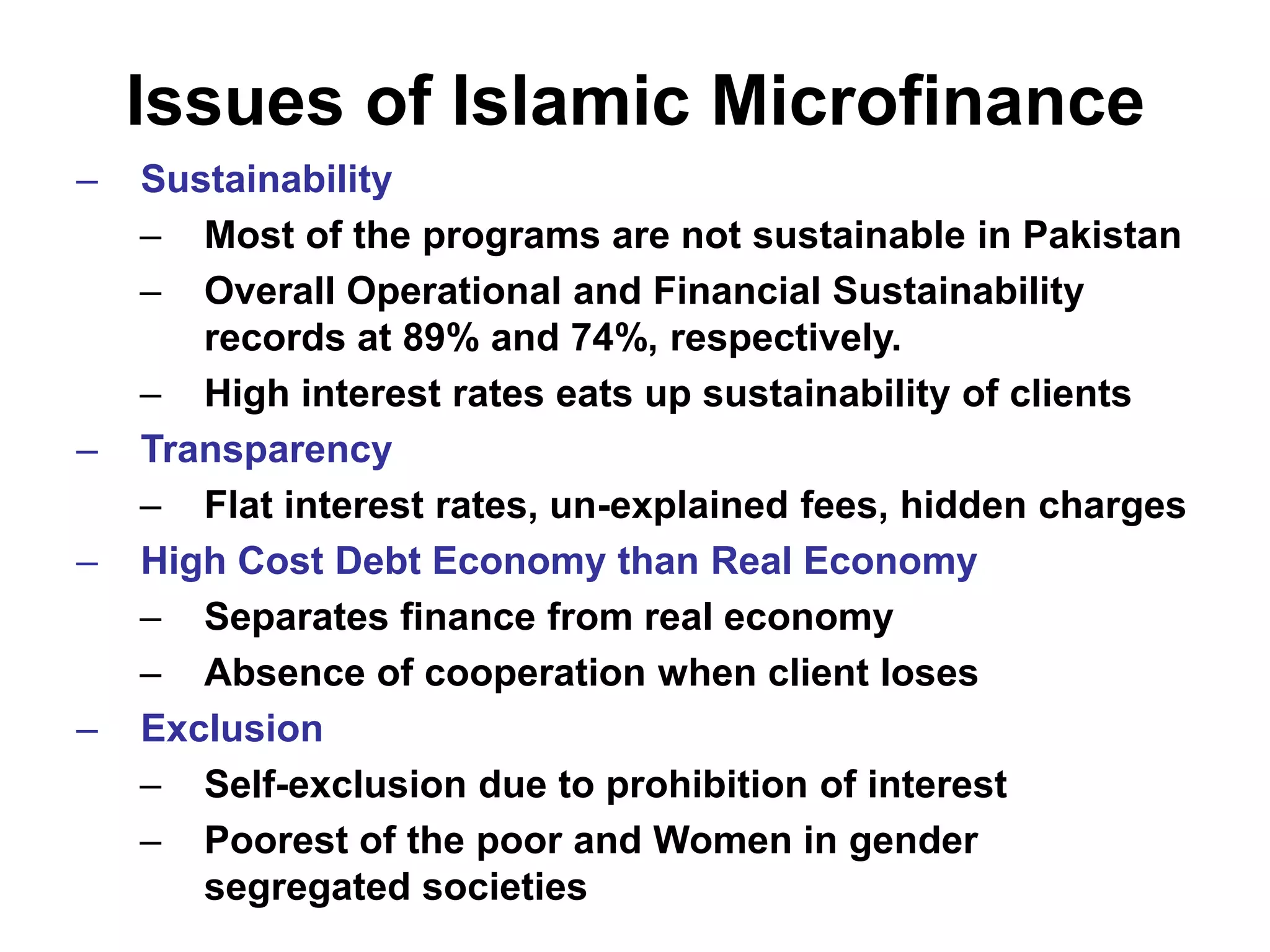 Islamic microfinance dr shahid raza | PPT