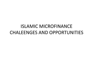 Islamic microfinance dr shahid raza | PPT