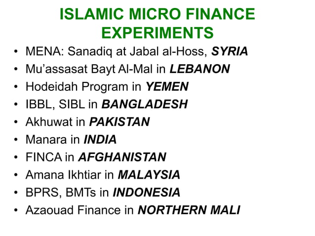 Islamic microfinance dr shahid raza | PPT
