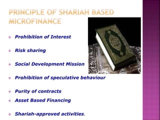 Islamic microfinancing | PPTX