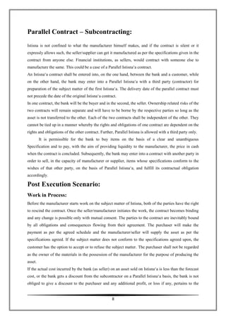 Islamic mode of finance istisna | DOCX