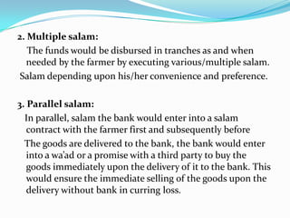 Islamic mode of finance salam | PPT