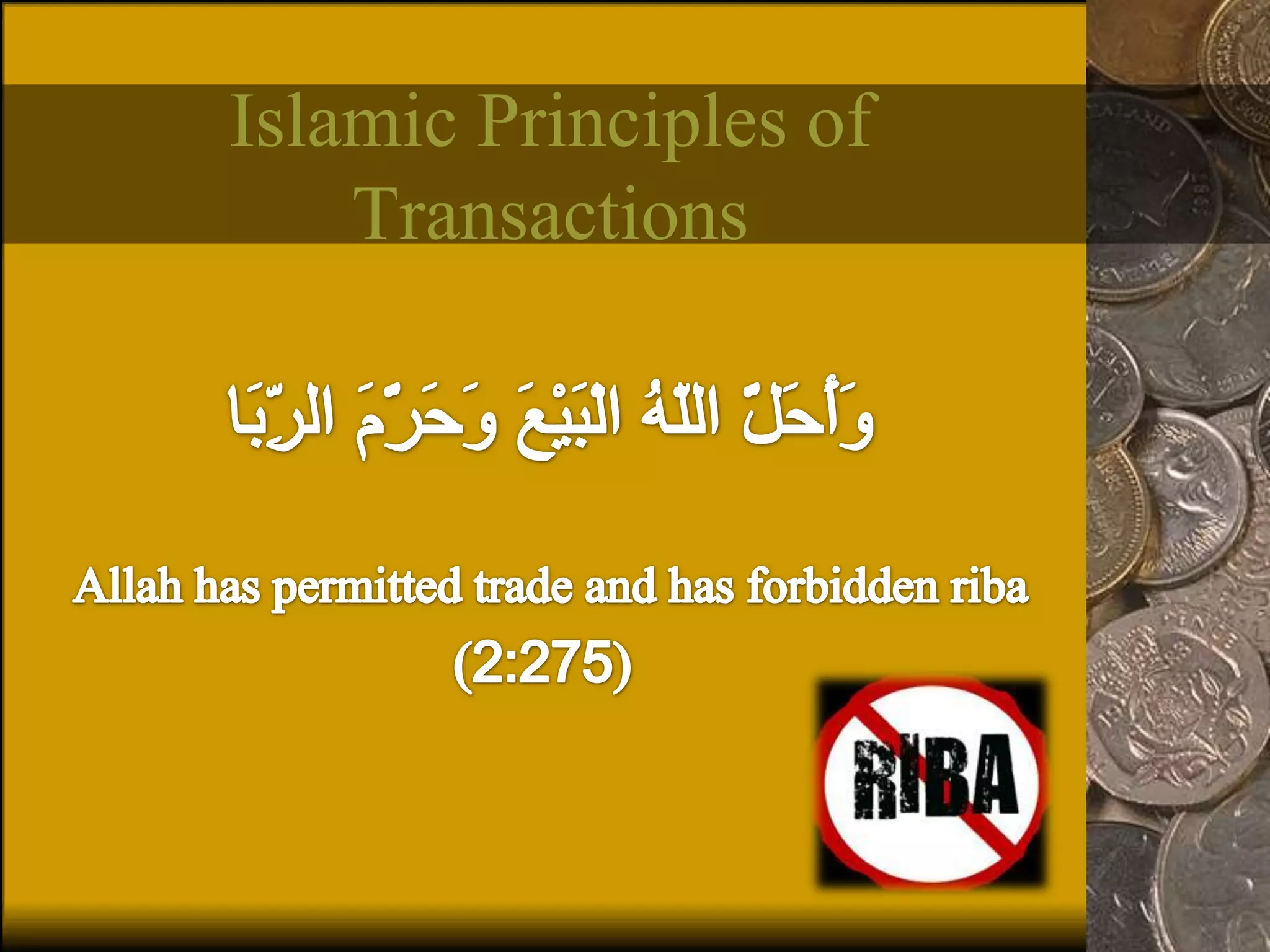 Islamic modes of finance | PPTX