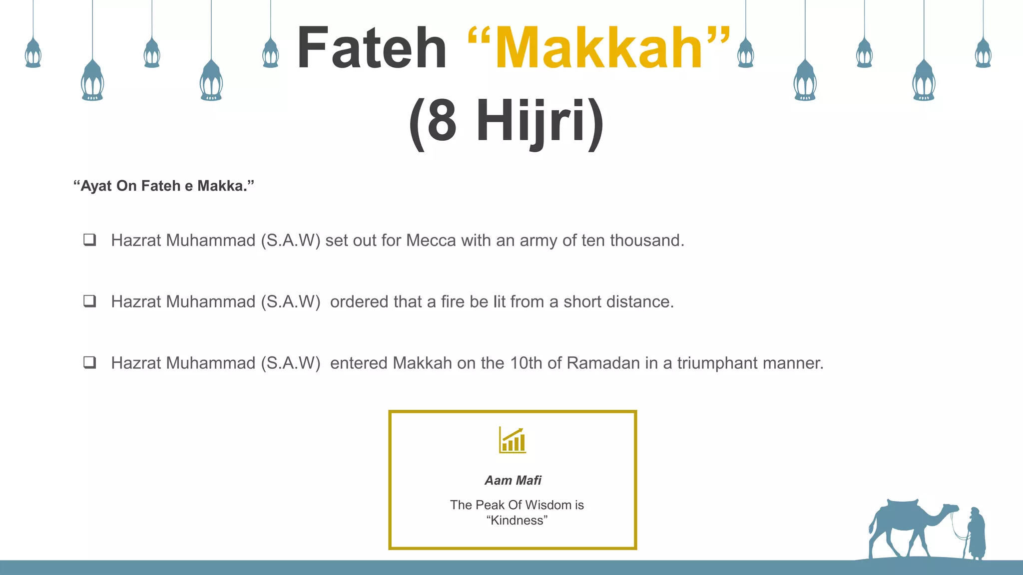 Events After Hijrat | PPT