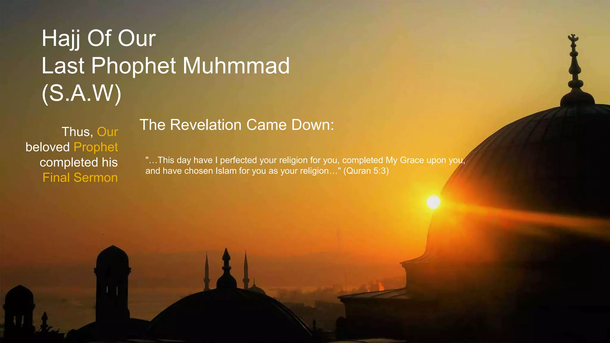 Events After Hijrat | PPT