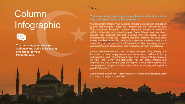 Islamic Mosque Sunset PowerPoint Templates.pptx