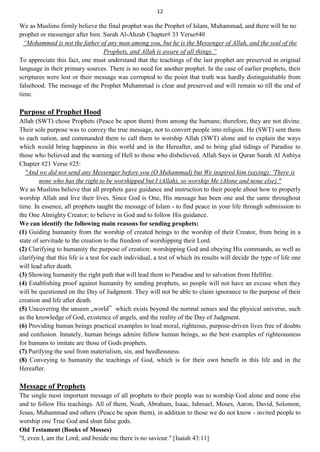 Islamic notes muet | PDF