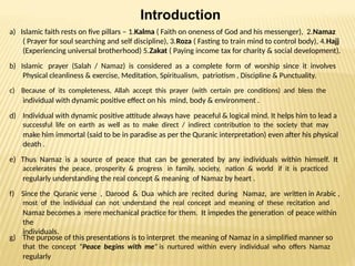 basics of islamic prayer offering to be tought | PPT