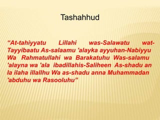 basics of islamic prayer offering to be tought | PPTX
