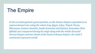 The Great Life of the the symbol of Modesty Named Uthman (RA) | PPTX