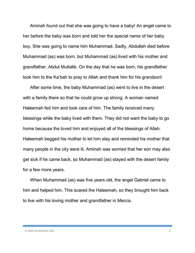 Islamic Reading Comprehension Workbook.pdf | Islam | Religion ...