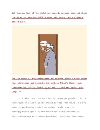 Islamic sleeping etiquette | PDF