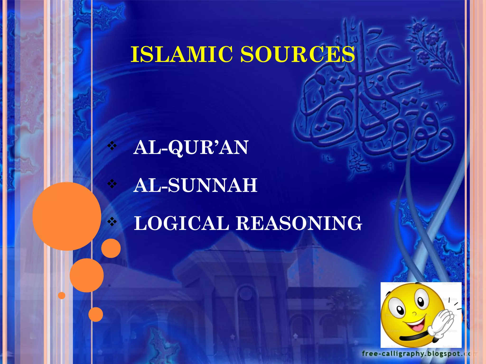 Islamic sources | PPT