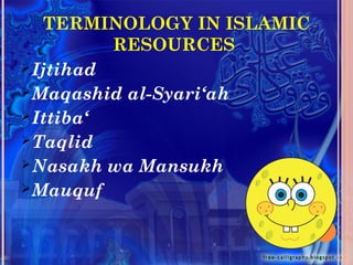 Islamic sources | PPT