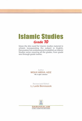 Islamic Education Series Grades 10-12 | PDF