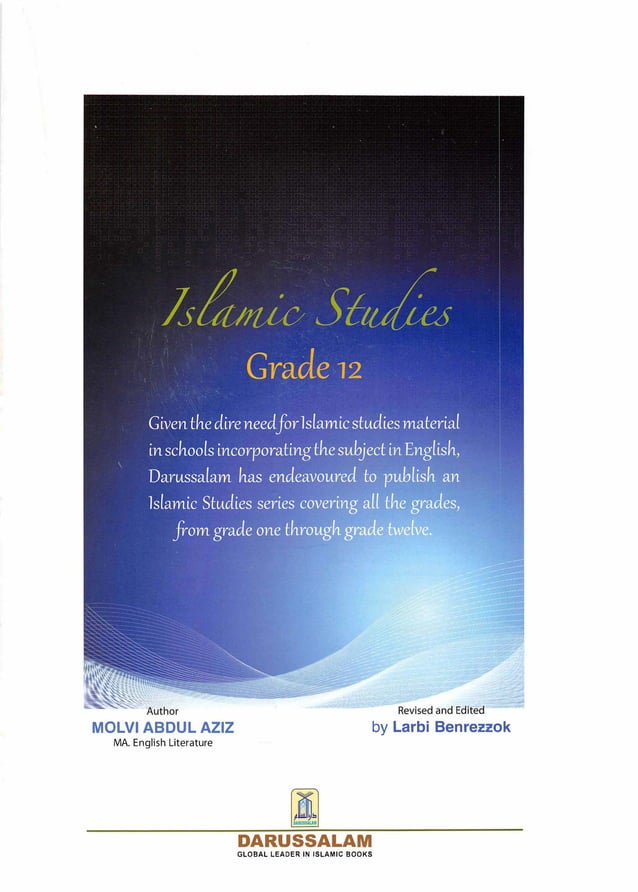 Islamic Education Series Grades 12-12 | PDF