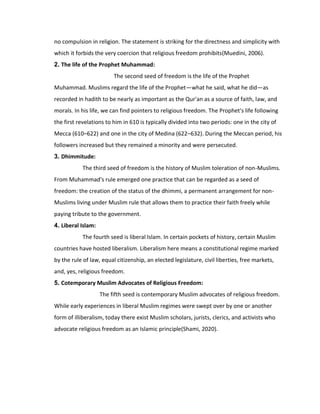 Islamic study project.docx | Islam | Religion & Spirituality