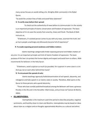 Islamic study project.docx | Islam | Religion & Spirituality