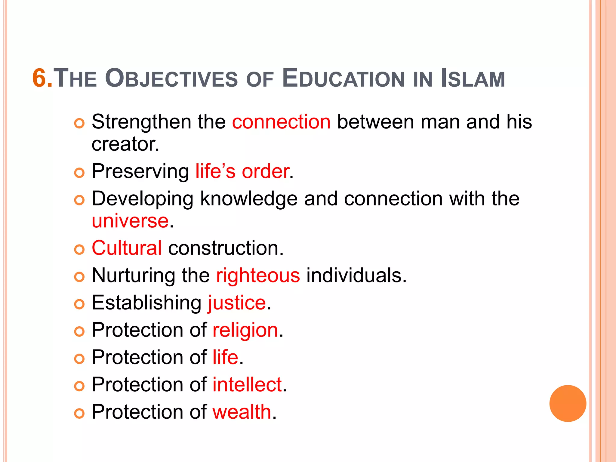Islamic System of Education | PPTX