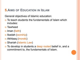 Islamic System of Education | PPTX