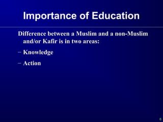 B.ed, 2nd Islamic system of education ppt | PPT