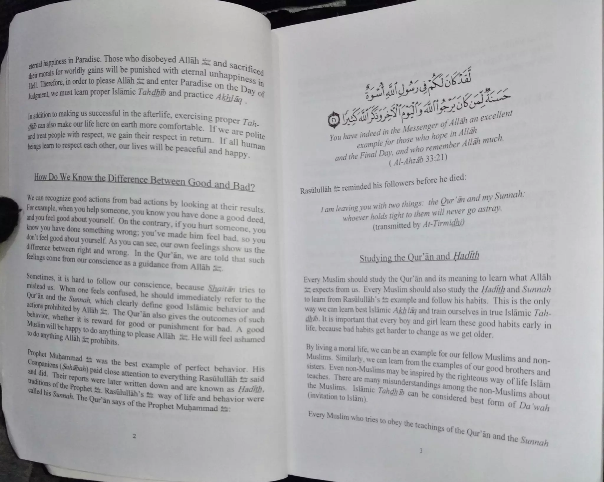 Islamic tahdhib and akhlaq theory and practise by b Aisha Lemu | PDF