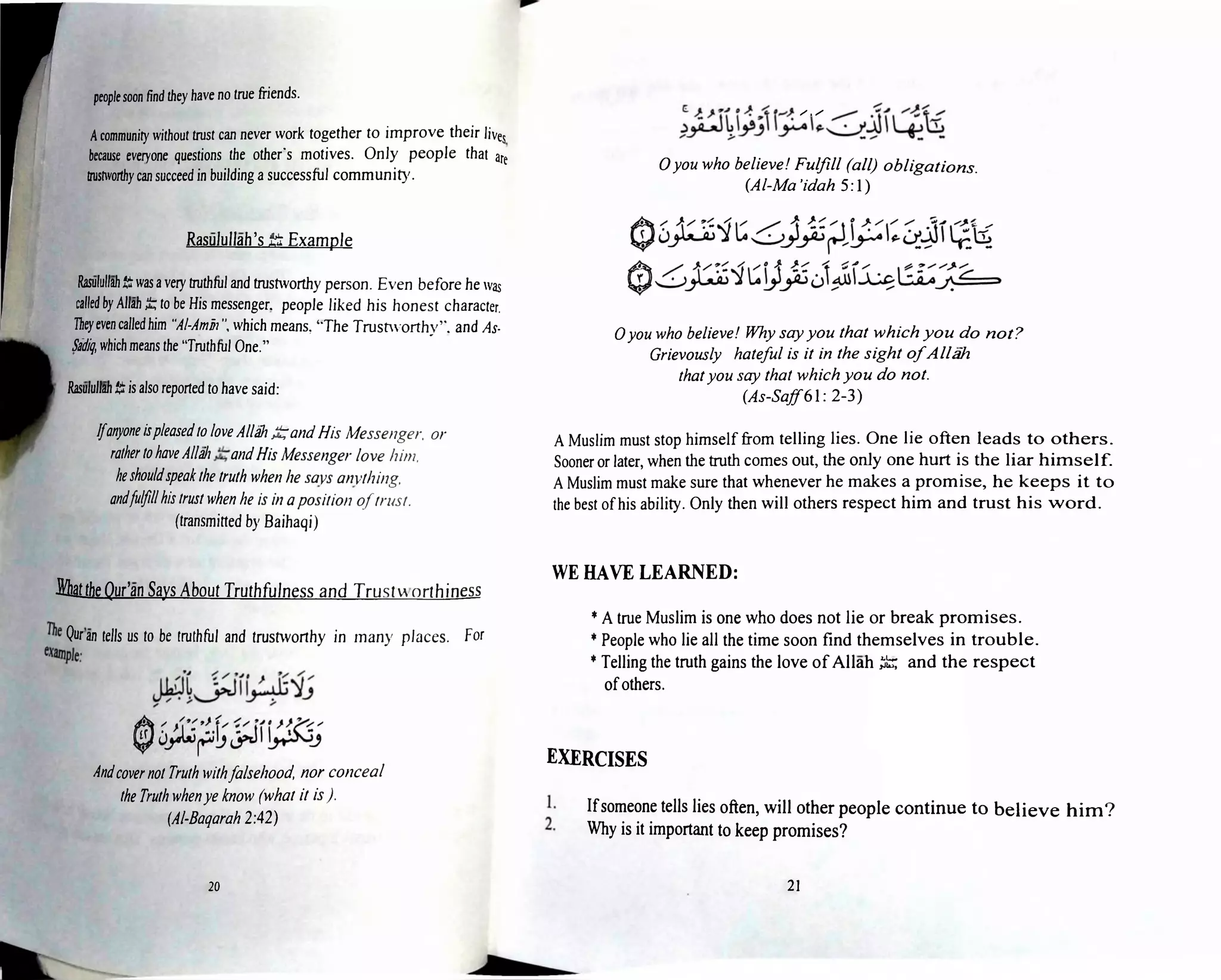 Islamic tahdhib and akhlaq theory and practise by b. aisha lemu | PDF